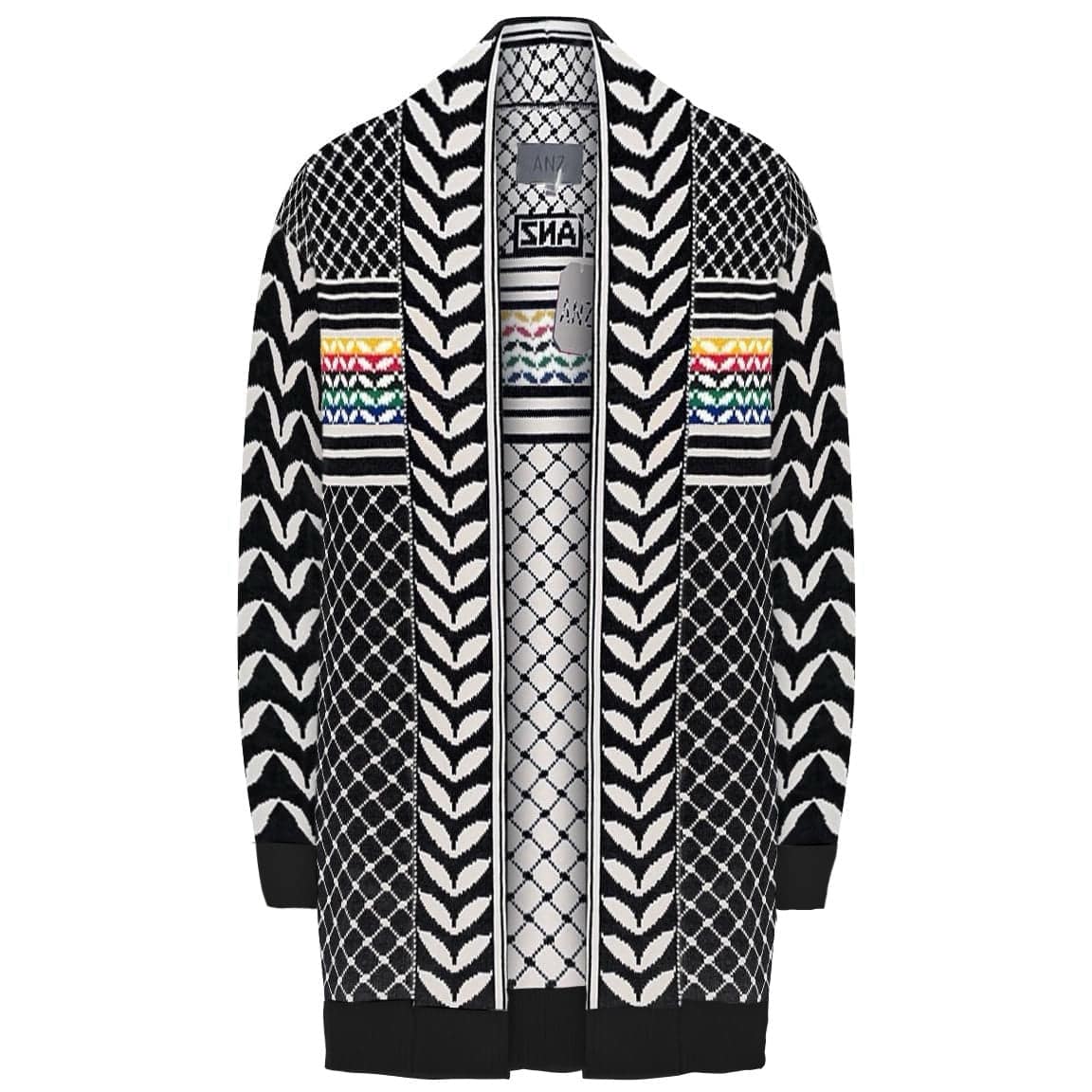 MANDELA CARDIGAN / BLACK